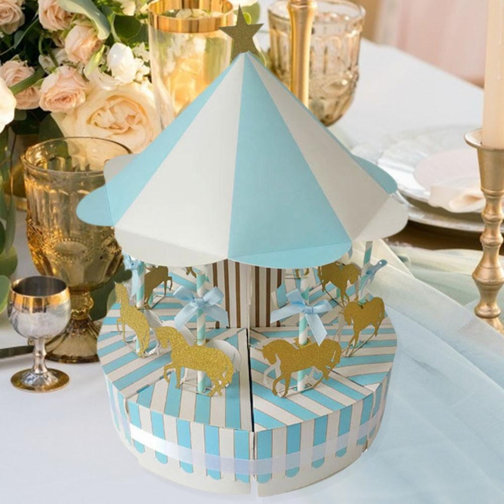 Candy Box Under $10 WLIZJ Romantic Carousel Candy Box Wedding Keepsake ...