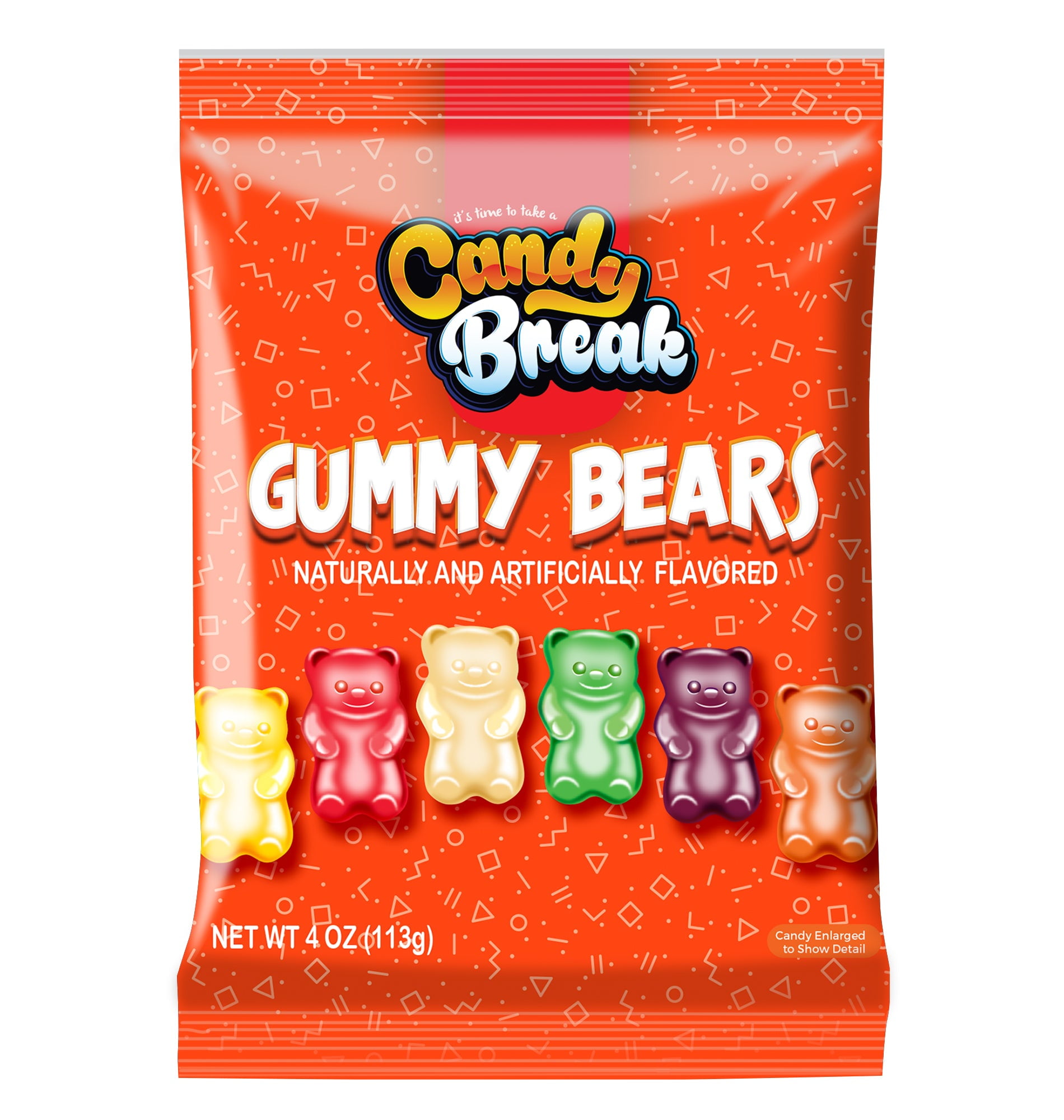 Candy Break | Gummy Bears Candy Bags Fresh Snacks | Mixed Fruit, (Pack ...