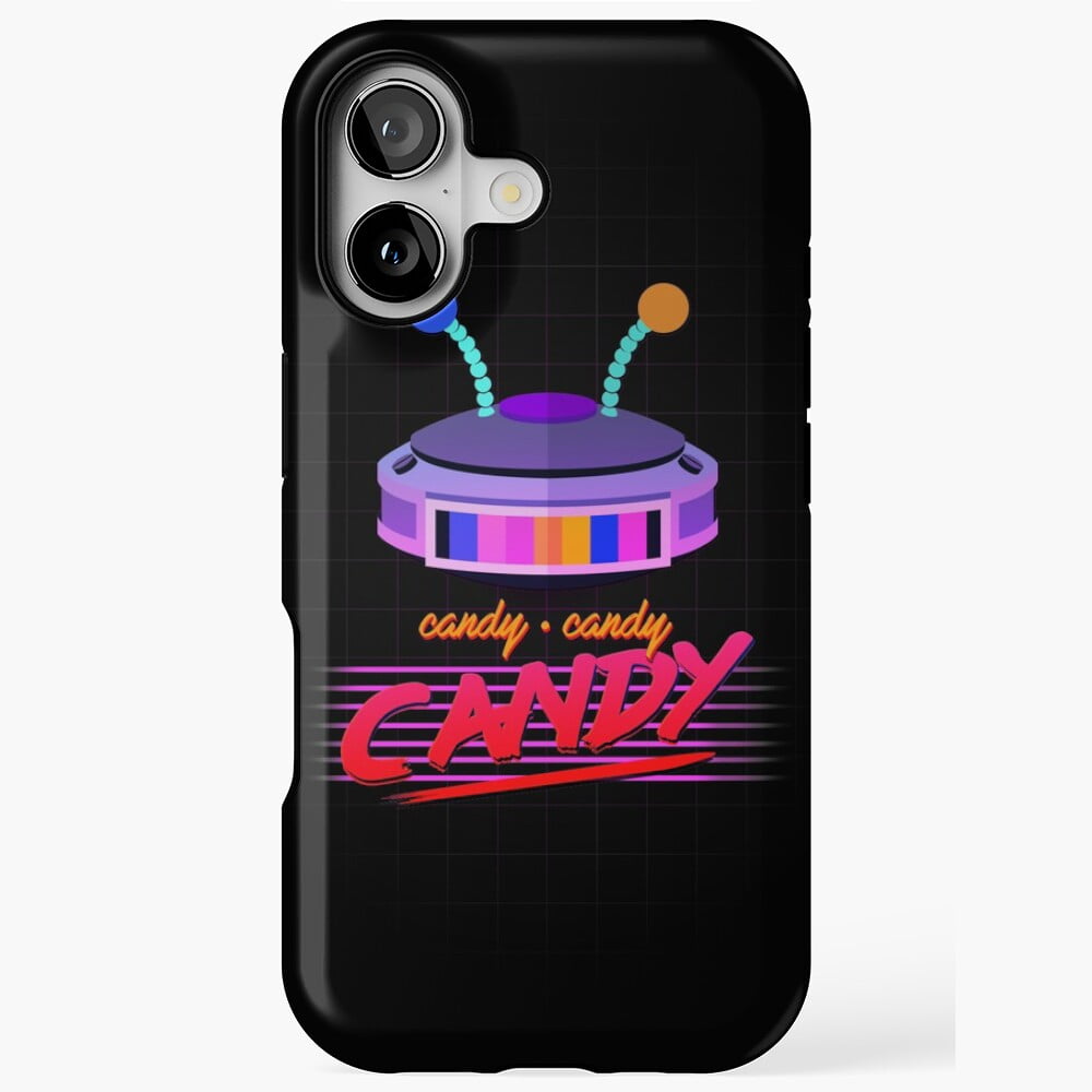 Candy Cadet Robot Cartoon Style Tough Case for iPhone 17 to 11 Pro Max ...