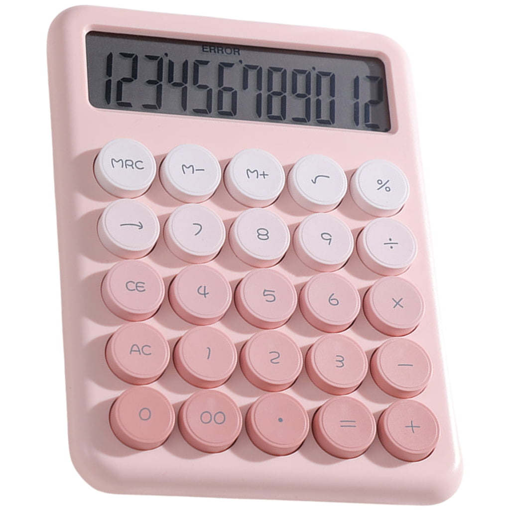 Candy Calculator with Round Buttons for School and Office Tasks ...