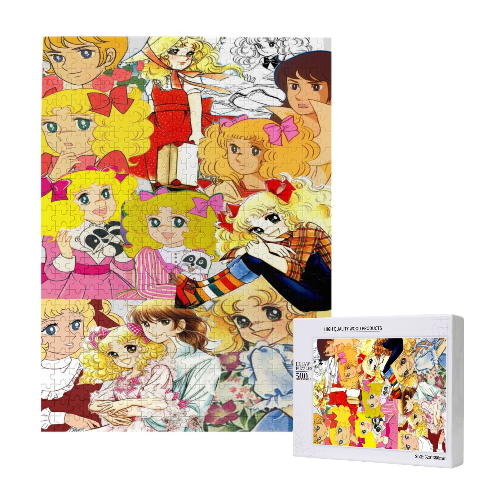 Candy Candy 1000 Piece Jigsaw Puzzle for Kids Adults, Colorful Poster ...