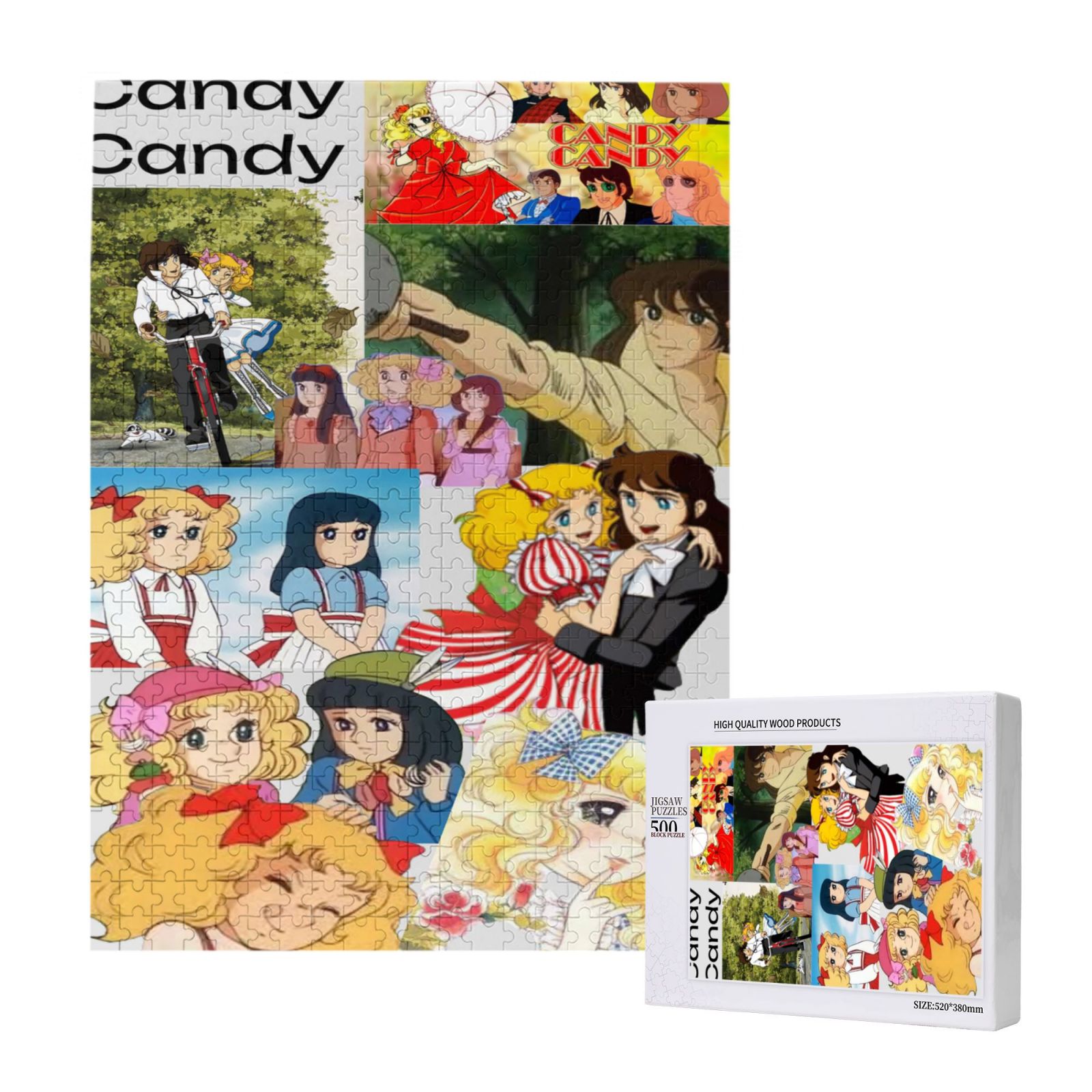 Candy Candy 1000 Piece Jigsaw Puzzle for Kids Adults, Colorful Poster ...