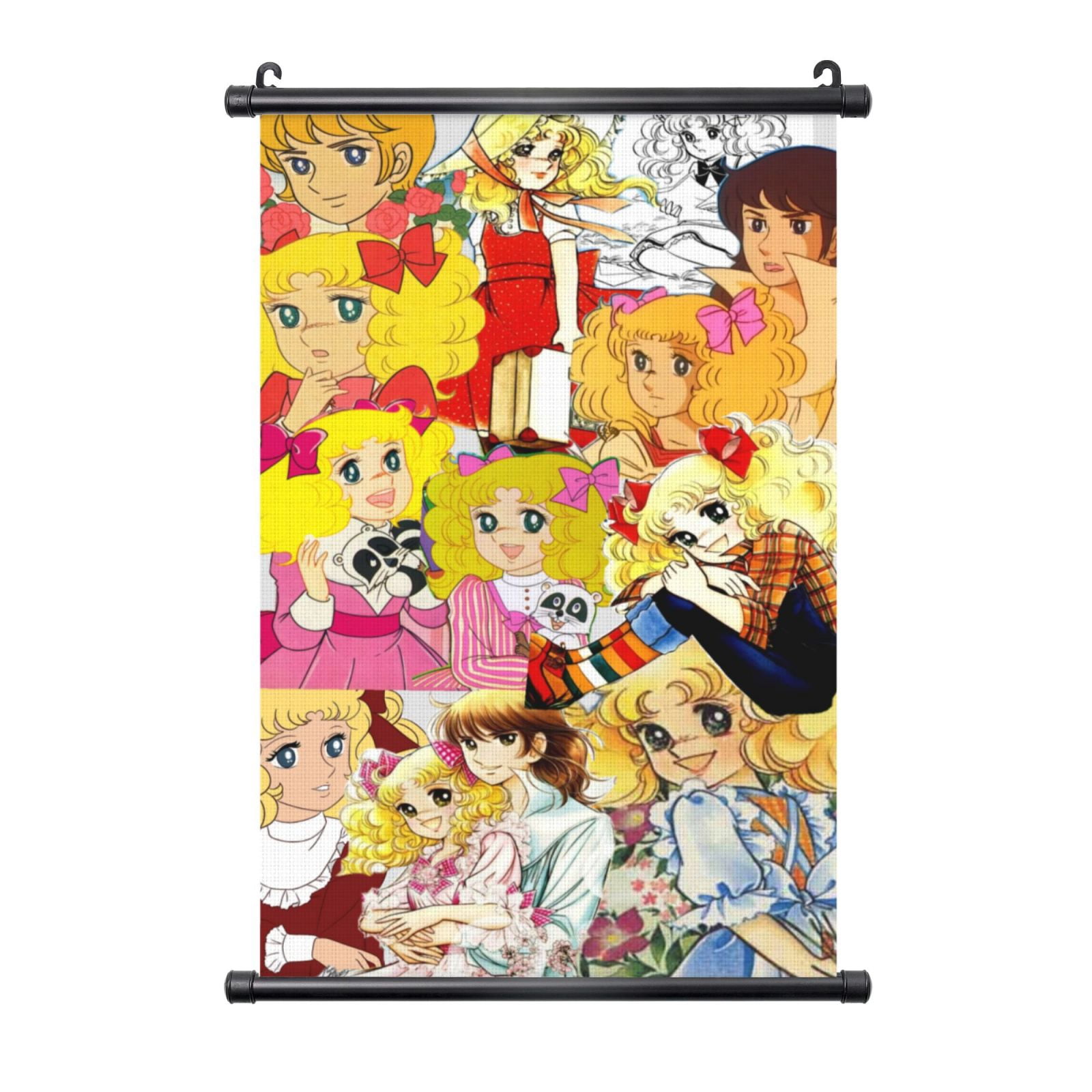 Candy Candy Posters Wall Hanging Black Plastic Shaft Poster Home Decor ...