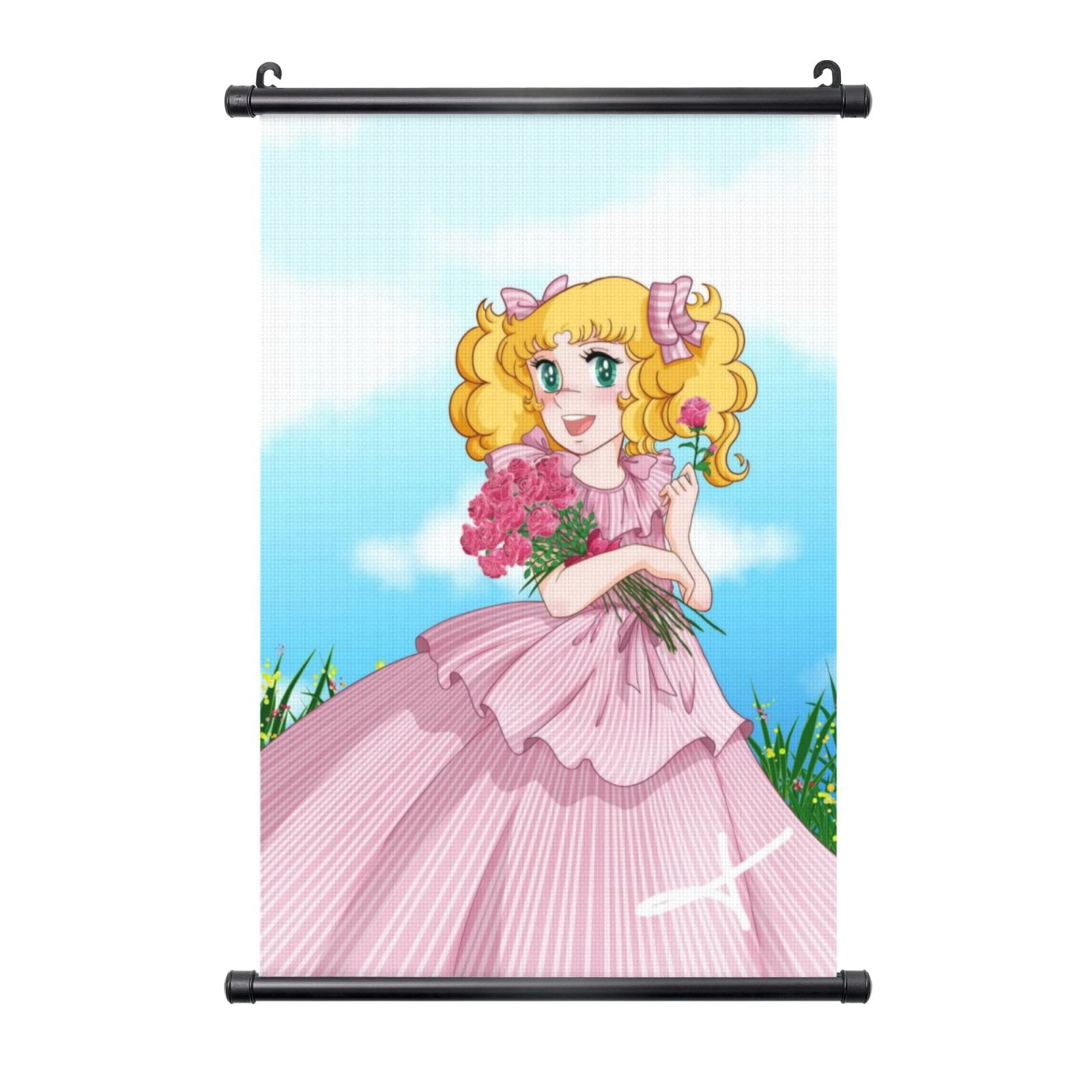 Candy Candy Posters Wall Hanging Black Plastic Shaft Poster Home Decor ...