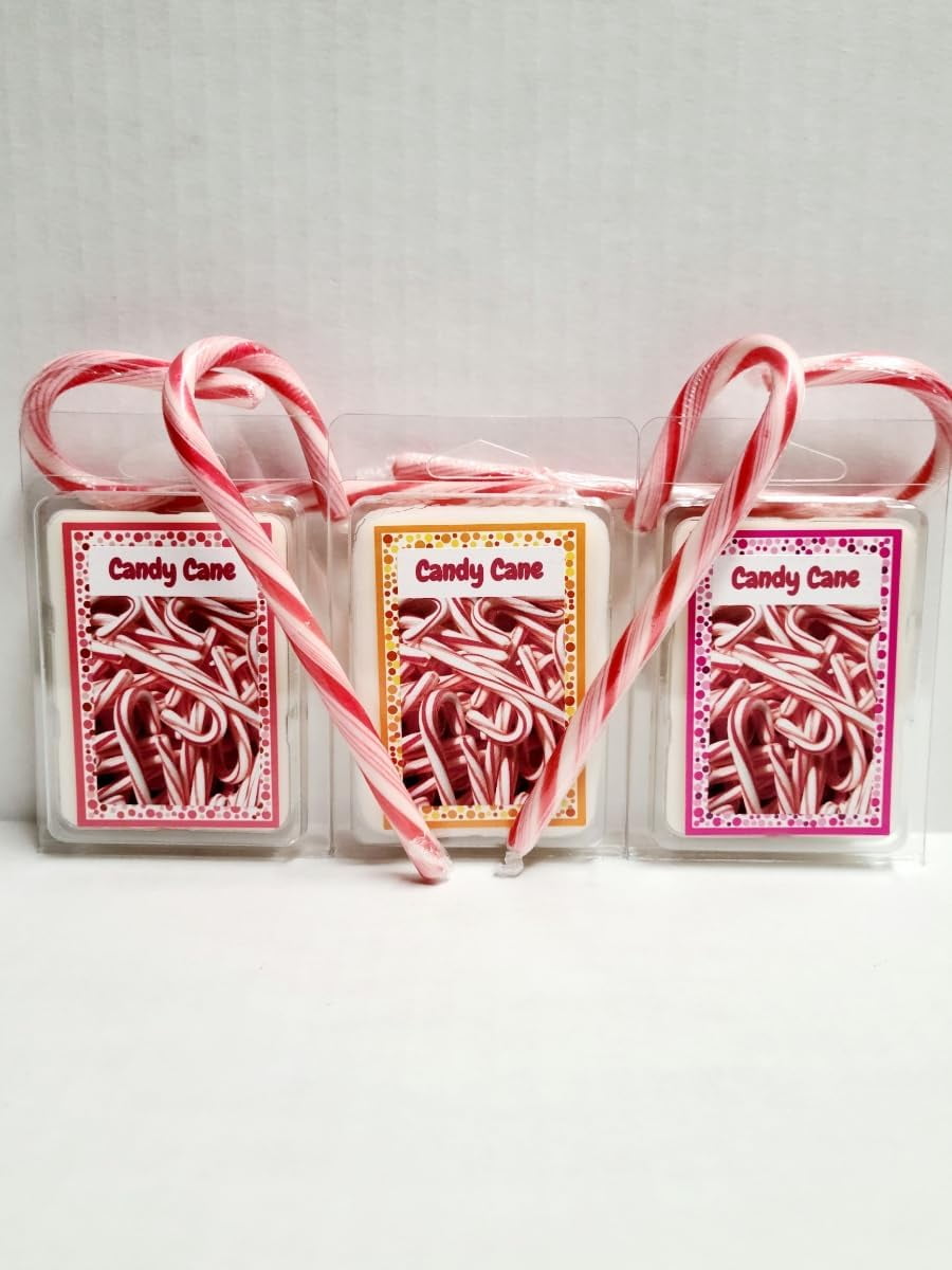 Candy Cane - 100% Soy Wax Cubes/Melts - Hand Poured in The USA ...