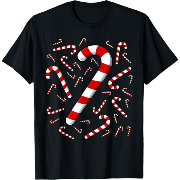 Candy Cane Candy Costume Stick Peppermint Flavor T-Shirt Tshirt All ...