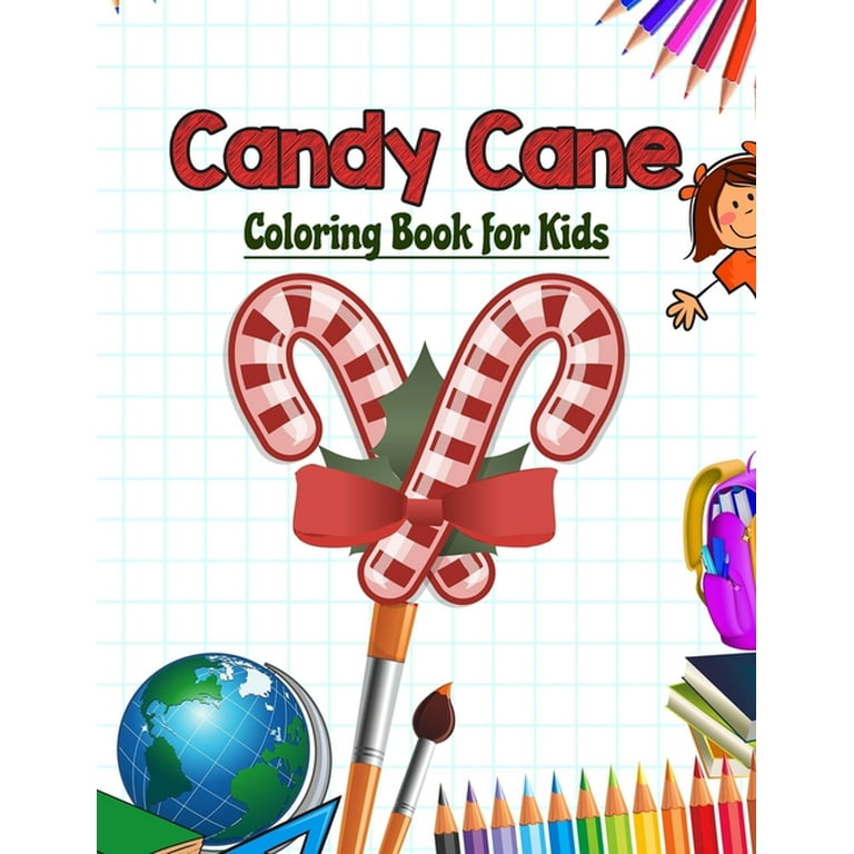coloring book candy cane