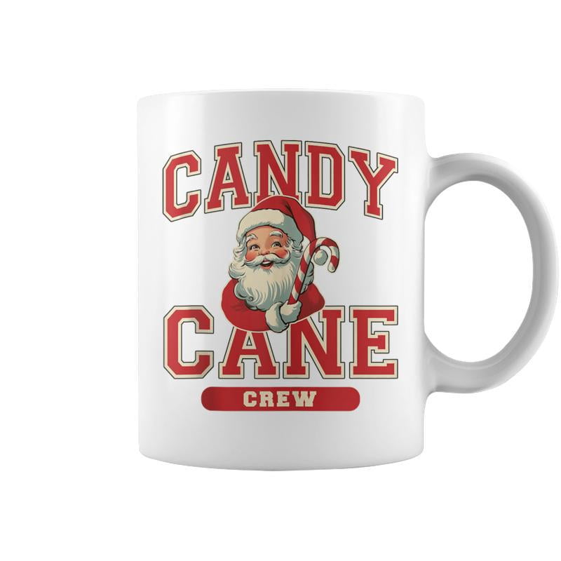 Candy Cane Crew Christmas Santa Claus Pj Top Coffee Mugs - Walmart.com