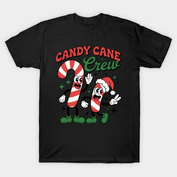 Candy Cane Crew Christmas Xmas Love Candy Holiday Sweet Design H37165 ...