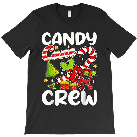 Candy Cane Crew Funny Christmas Candy Lover Kids Boys Girls X-Mas ...