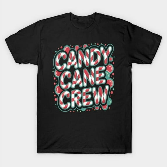 Candy Cane Crew Funny Christmas Holiday Matching Family Design, H10638 ...