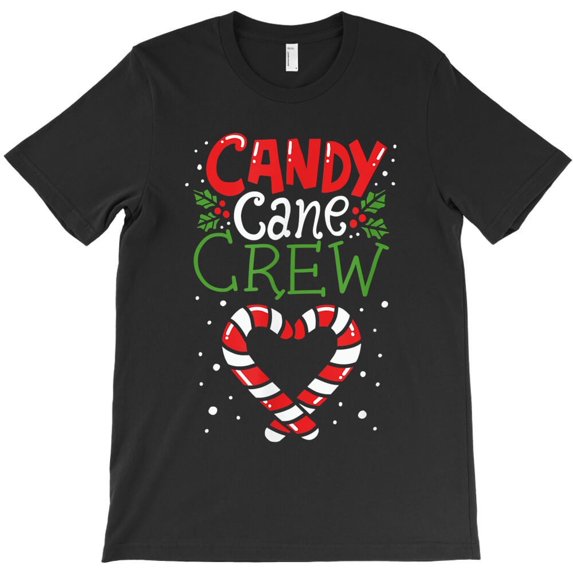 Candy Cane Crew Funny Christmas Sweets Family Matching Costume Music ...