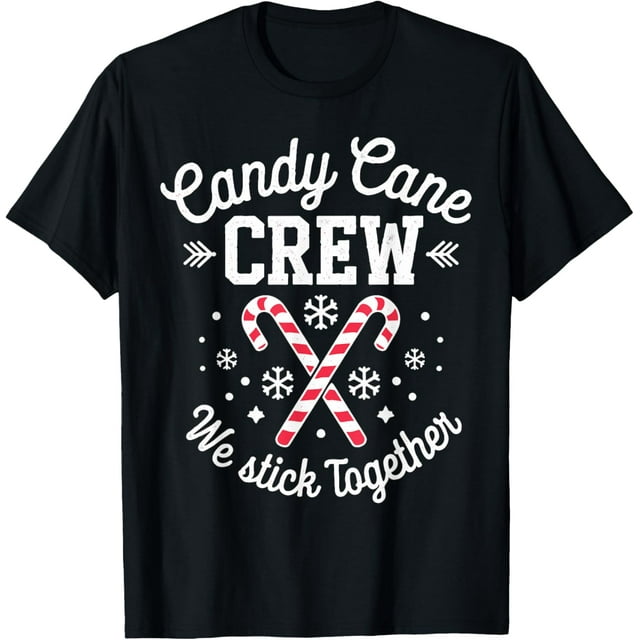 Candy Cane Crew We Stick Together Christmas Costume Xmas T-Shirt men ...