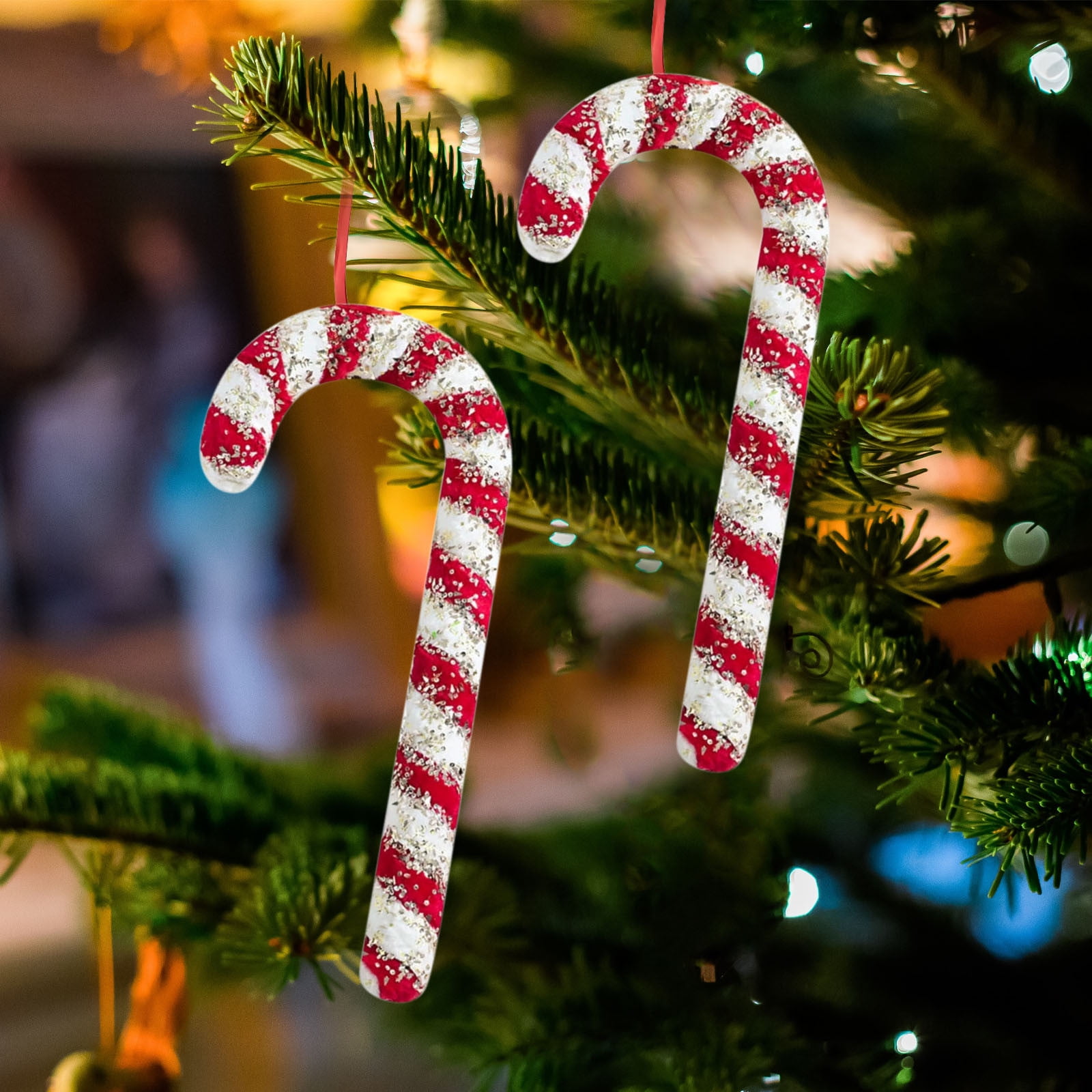 Candy Cane Decoration, Festive Ornament, Indoor Holiday Decor, 32 Inch ...