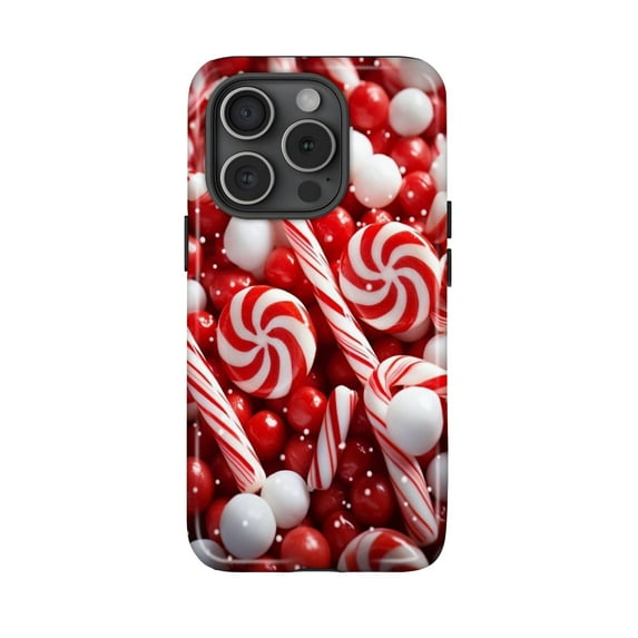 Candy Cane Dreams Sweet Holiday Winter Case for iPhone 17 through 11 ...