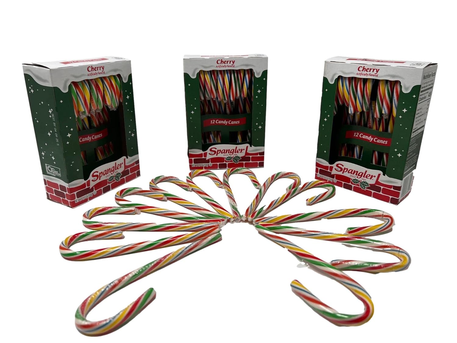 Candy Cane Flavored | 36 Pieces Individually Wrapped | A Pack of 3 ...