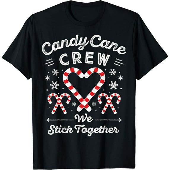 Candy Cane Heart Family Pajama PJ T-Shirt Sweatshirt All Size S-5XL ...