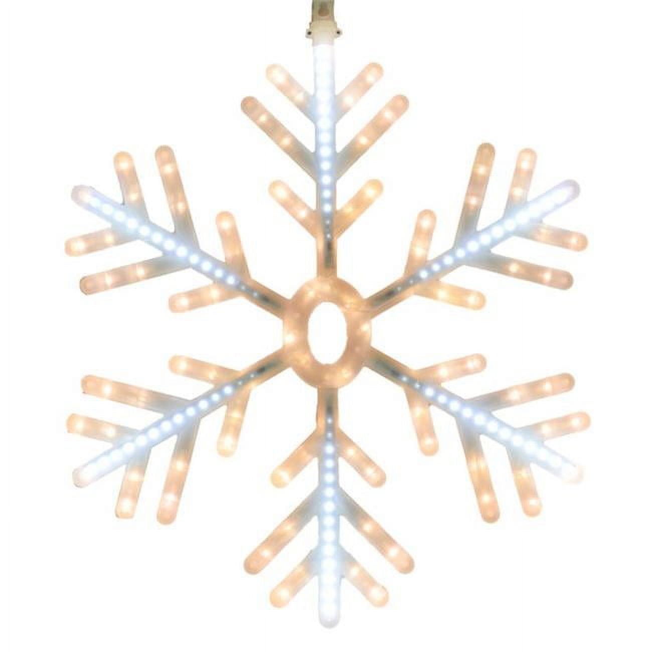 Candy Cane Lane 23" 258 LED Lights Pre-Lit Snowflake Lighted Holiday ...