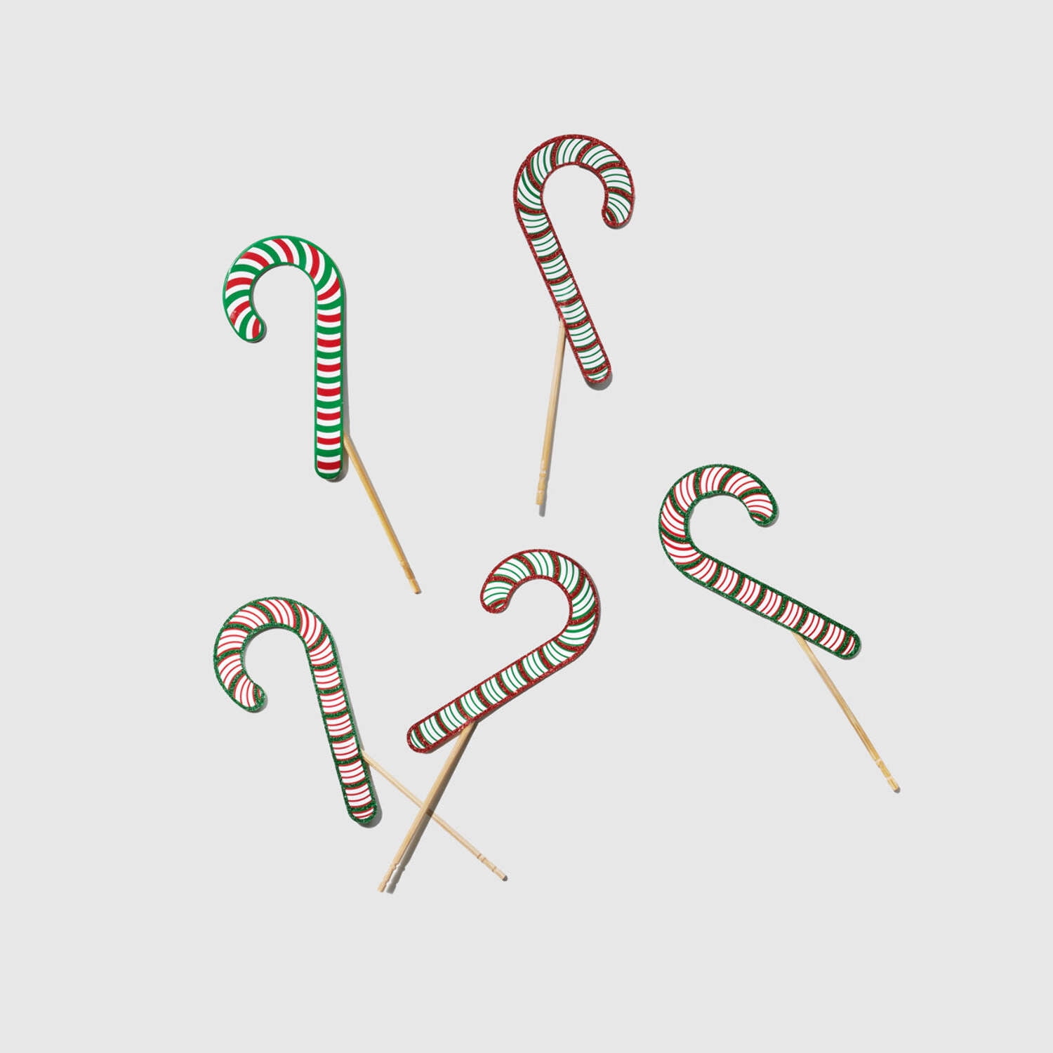 Candy Cane Mini Toppers (10 per Pack) - Walmart.com