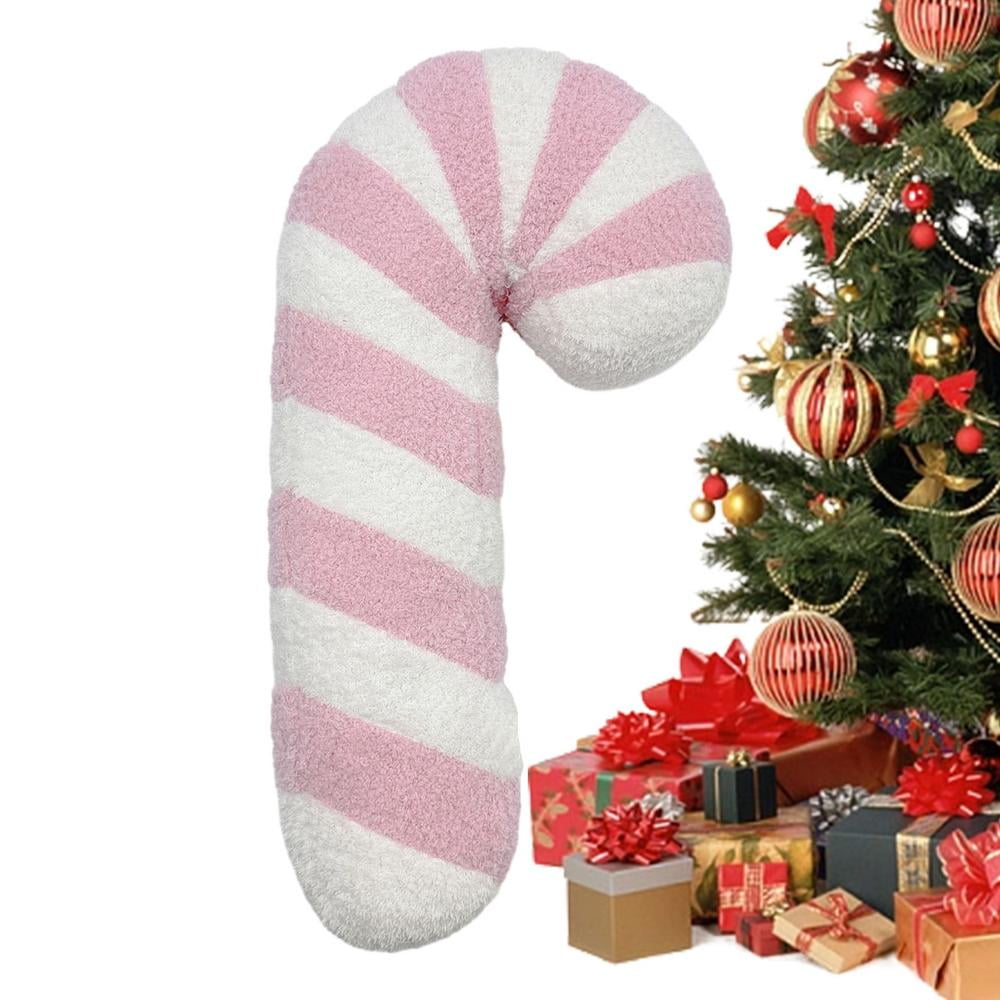 Candy Cane Plush Stuffed Lollipop Candy Cane Cute Pillows 17 Inch ...