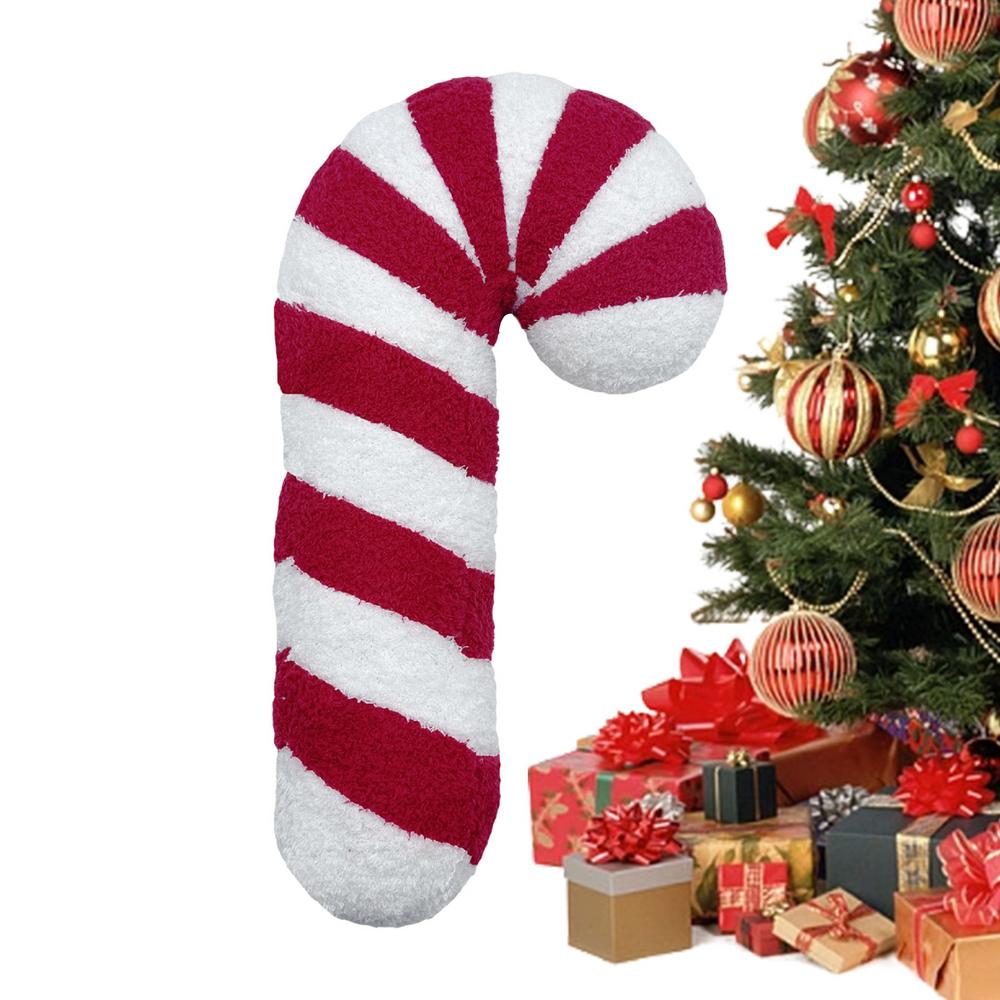 Candy Cane Plush Stuffed Lollipop Candy Cane Cute Pillows 17 Inch ...