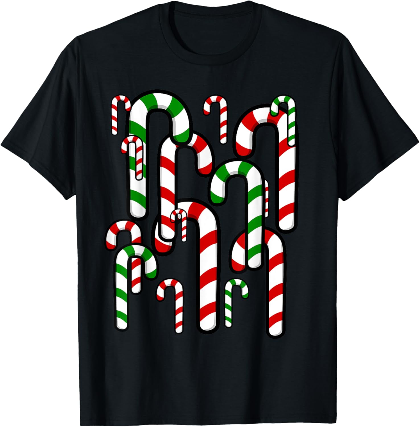 Candy Cane Rain funny Christmas Falling Candy Cane Funny Creative ...