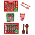 Candy Cane Spoon Bundle - 6 Peppermint Flavored Edible Peppermint ...
