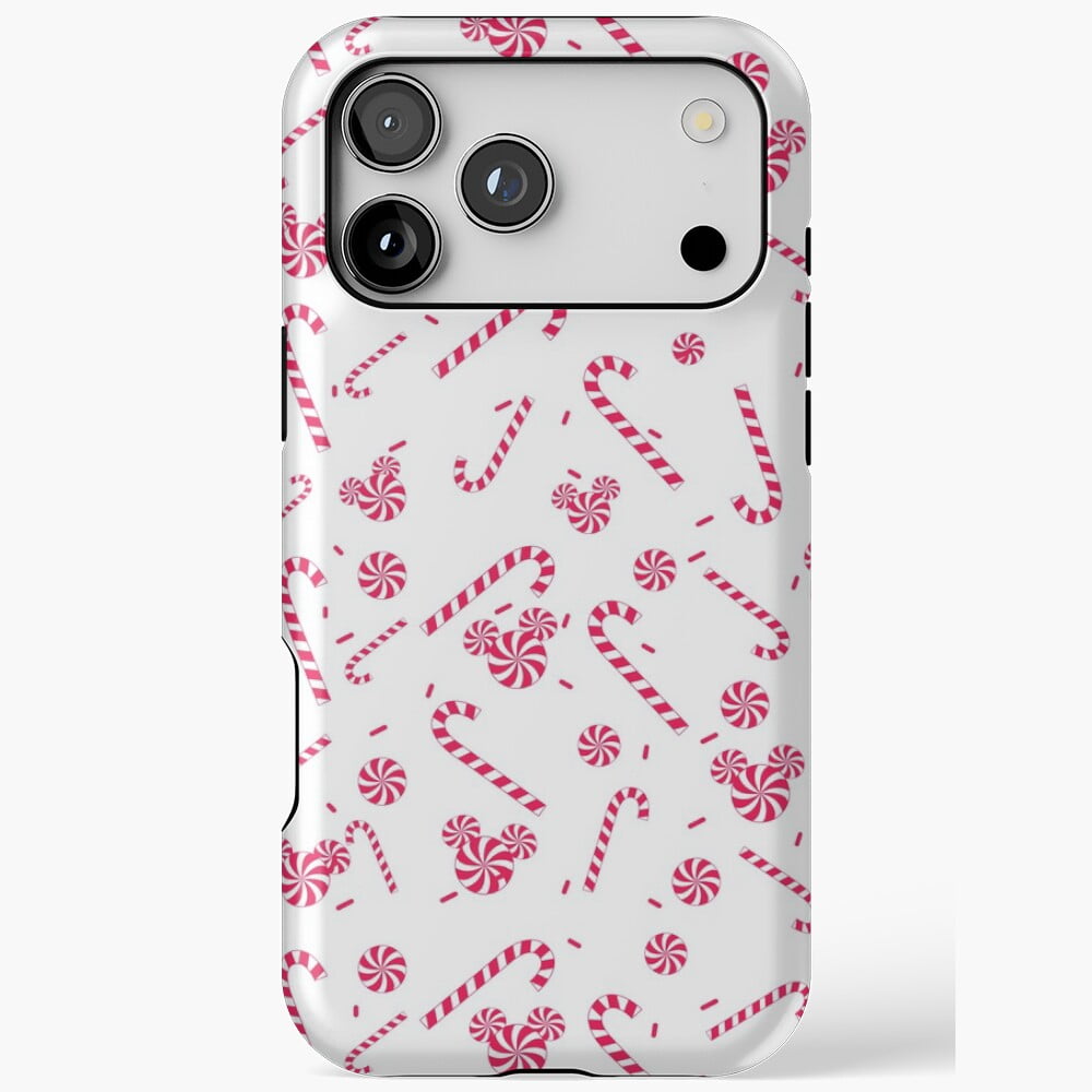 Candy Cane Stripe Sweet Mint Xmas Food Case for iPhone 11 12 13 14 15 ...