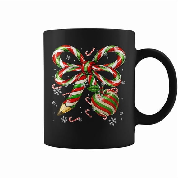 Candy Canes Bow Tie School Counselor Tools Christmas Baker Coffee Mugs ...