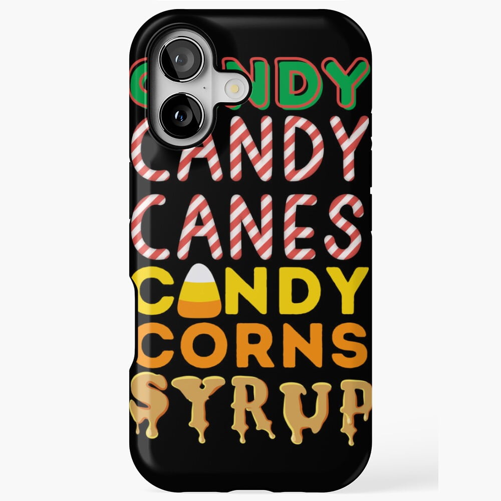 Candy Canes Corns Syrup Elf Quote Tough Case for iPhone 17 through 11 Pro Max - Walmart.com