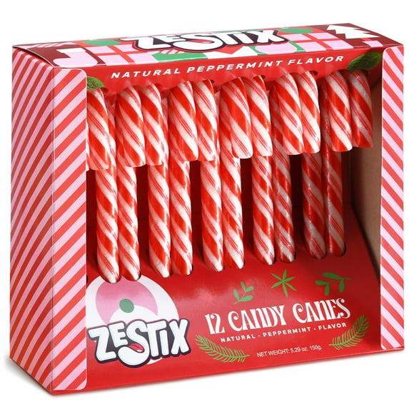 Candy Canes - Peppermint BCF26 Holiday Candy, Individually Wrapped, 12 ...