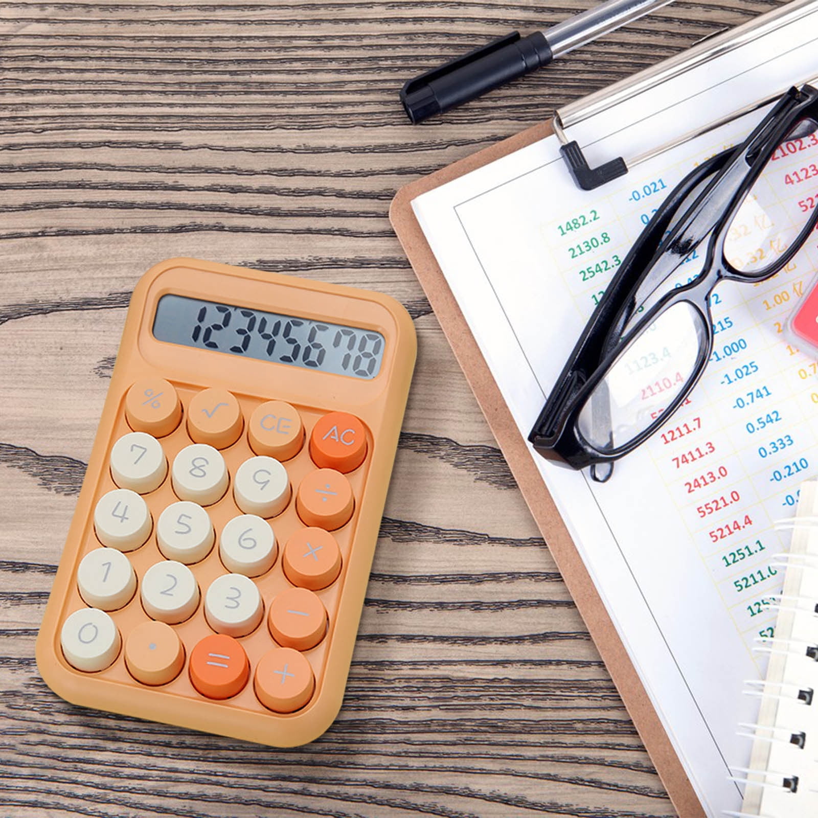 Candy Color 8-Digit LCD Mini Calculator, Slim Portable Desktop ...