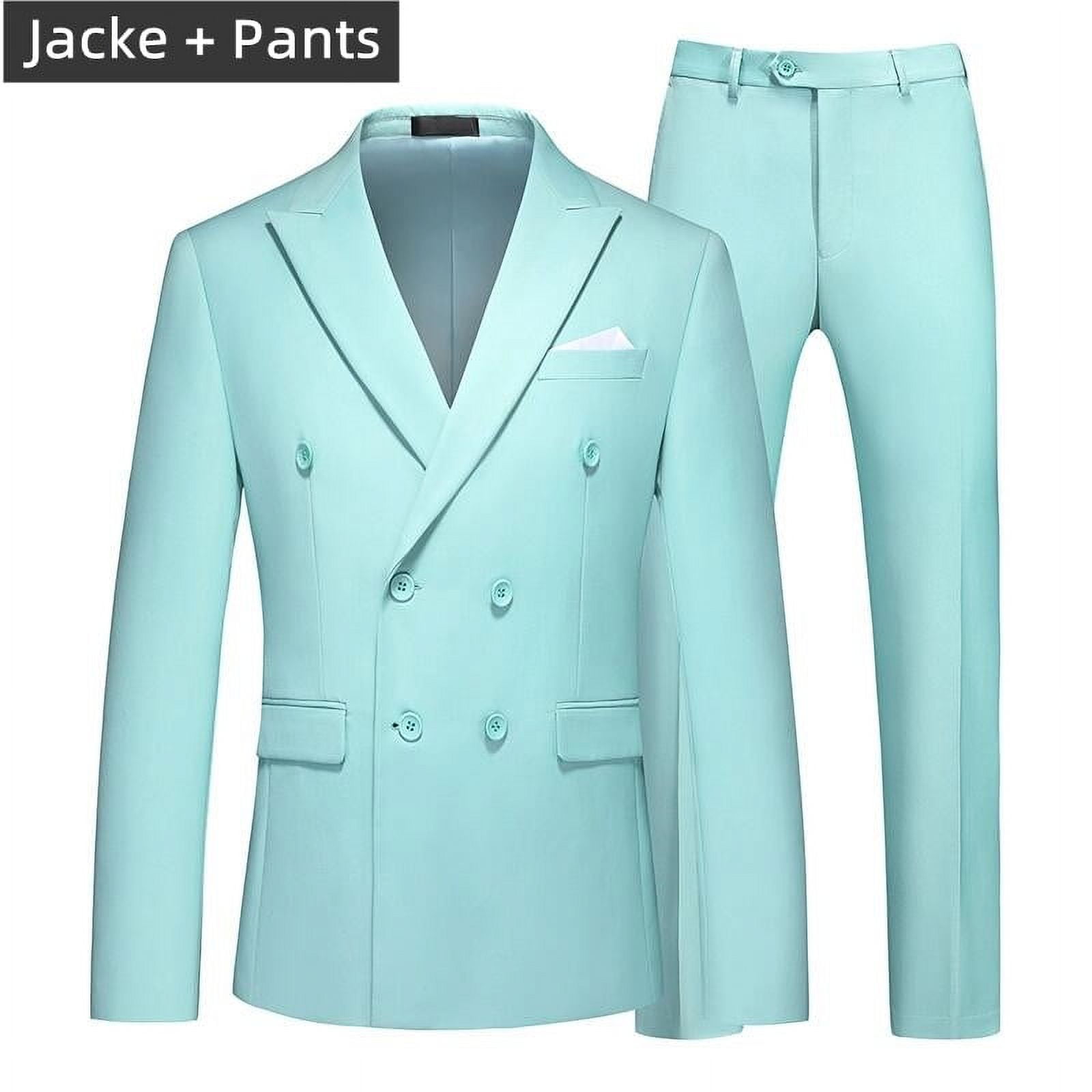 Candy Color Double Breasted Design Suit 3Pcs/2Pcs Formal Business ...