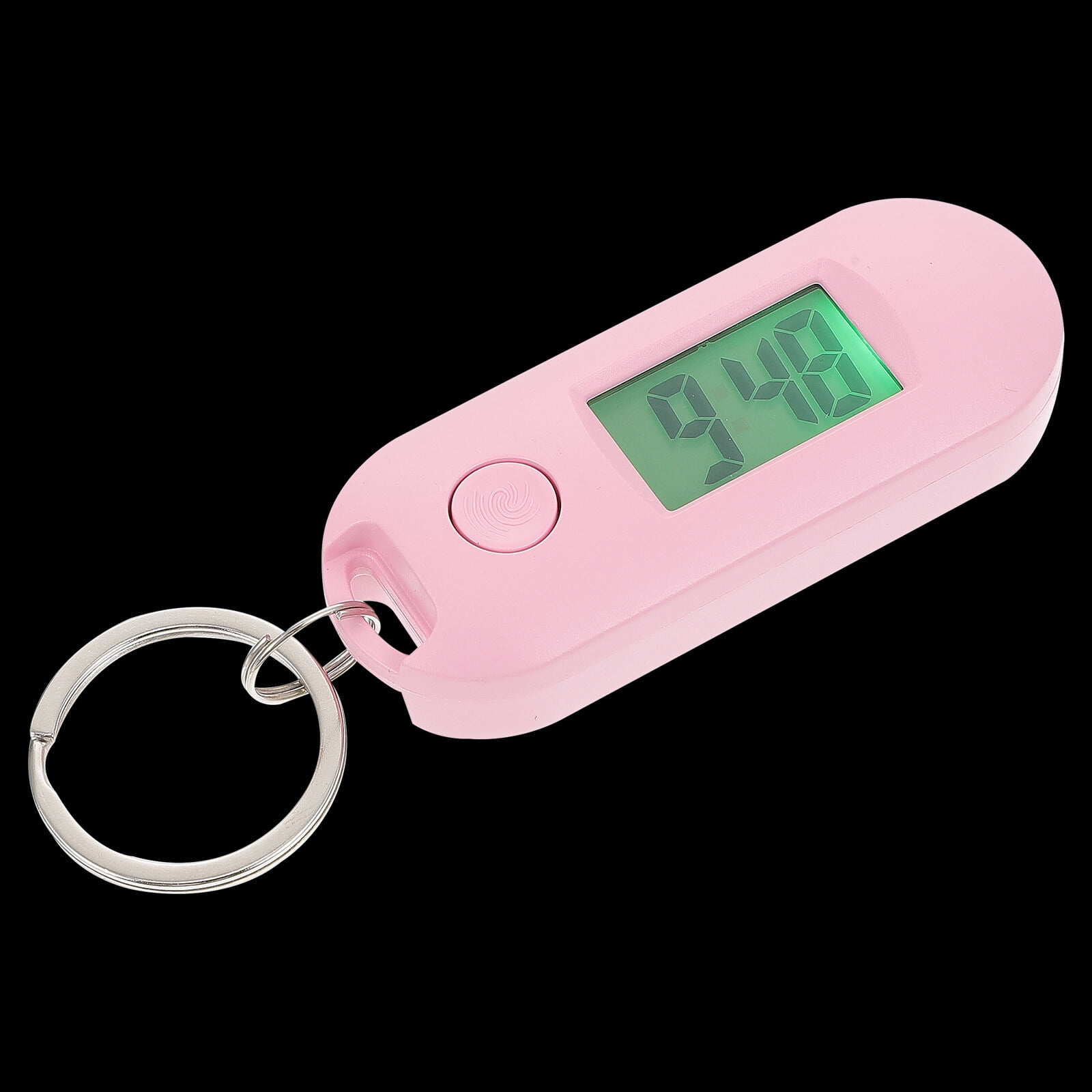 Candy Color Electronic Watch Hang Pink Digital Keychain Alarm Clock for ...