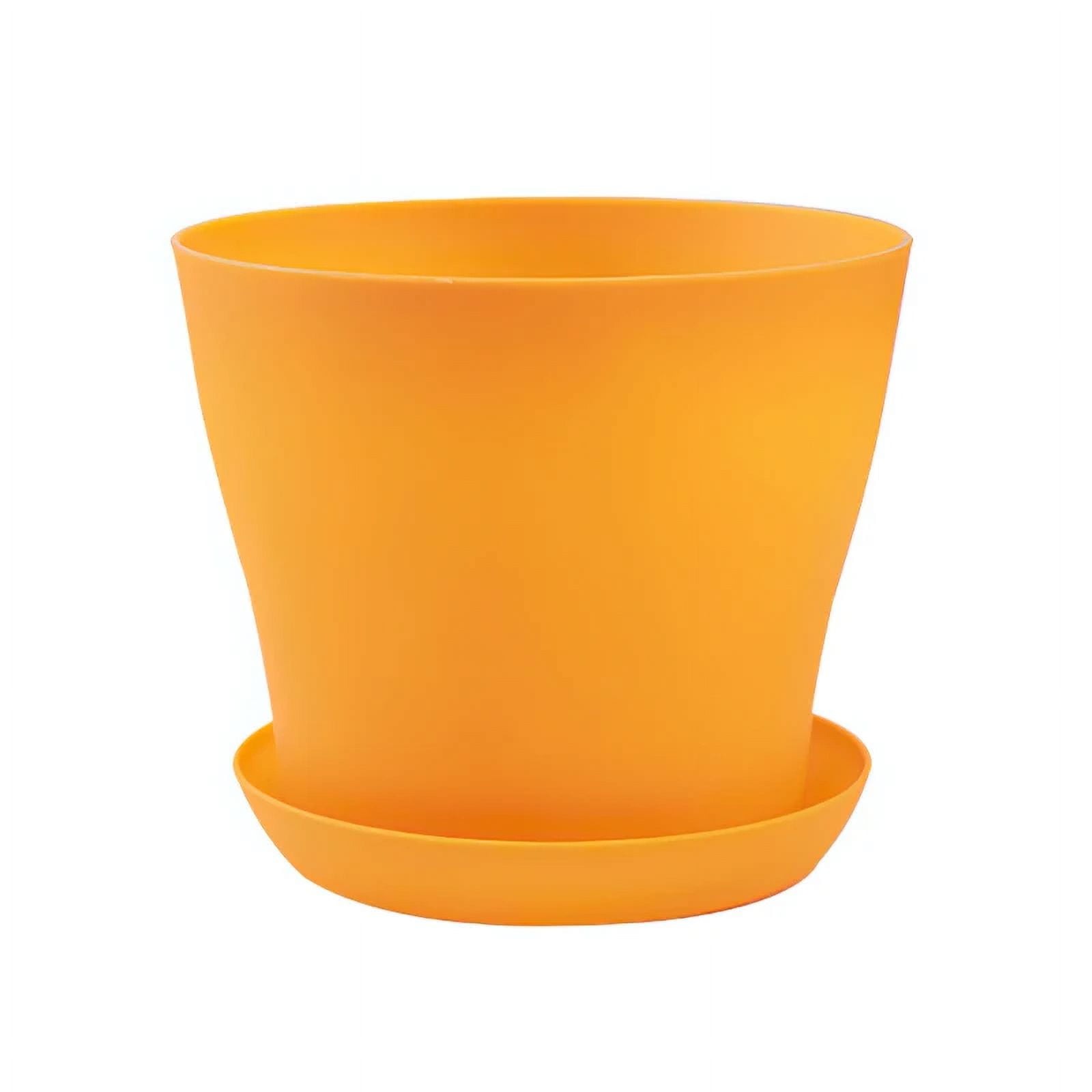 Candy Color Flower Pot With Tray Succulents Plant Pot Office Desktop ...