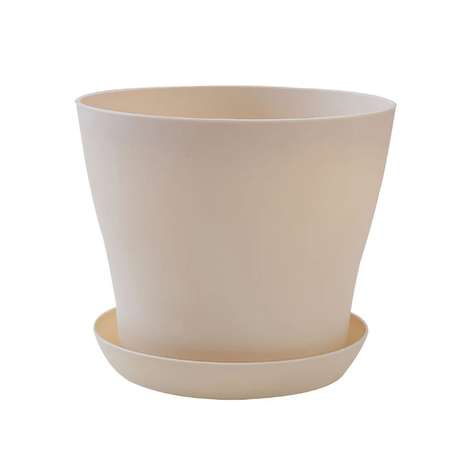 Candy Color Flower Pot With Tray Succulents Plant Pot Office Desktop ...