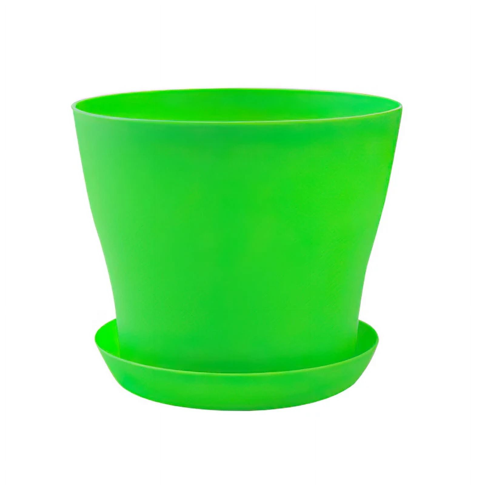 Candy Color Flower Pot With Tray Succulents Plant Pot Office Desktop ...