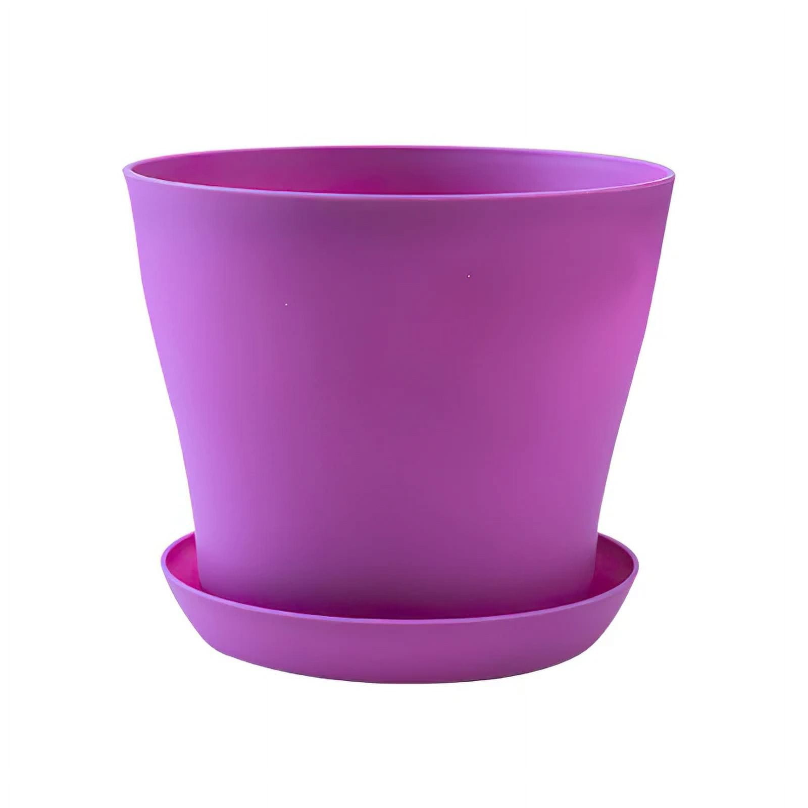 Candy Color Flower Pot With Tray Succulents Plant Pot Office Desktop ...