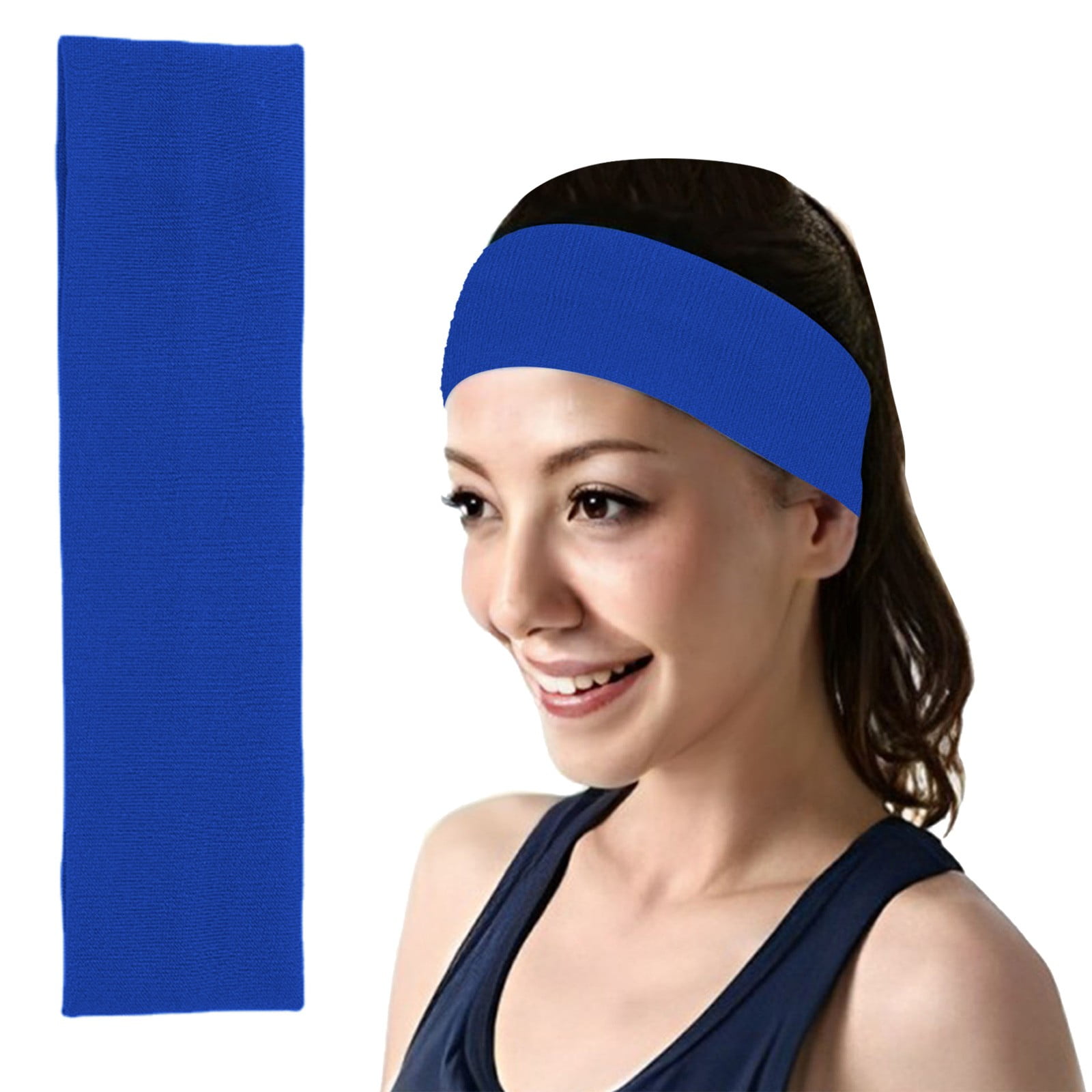 Candy Color Headband Solid Elastic Headband for Fitness Yoga Exercise ...