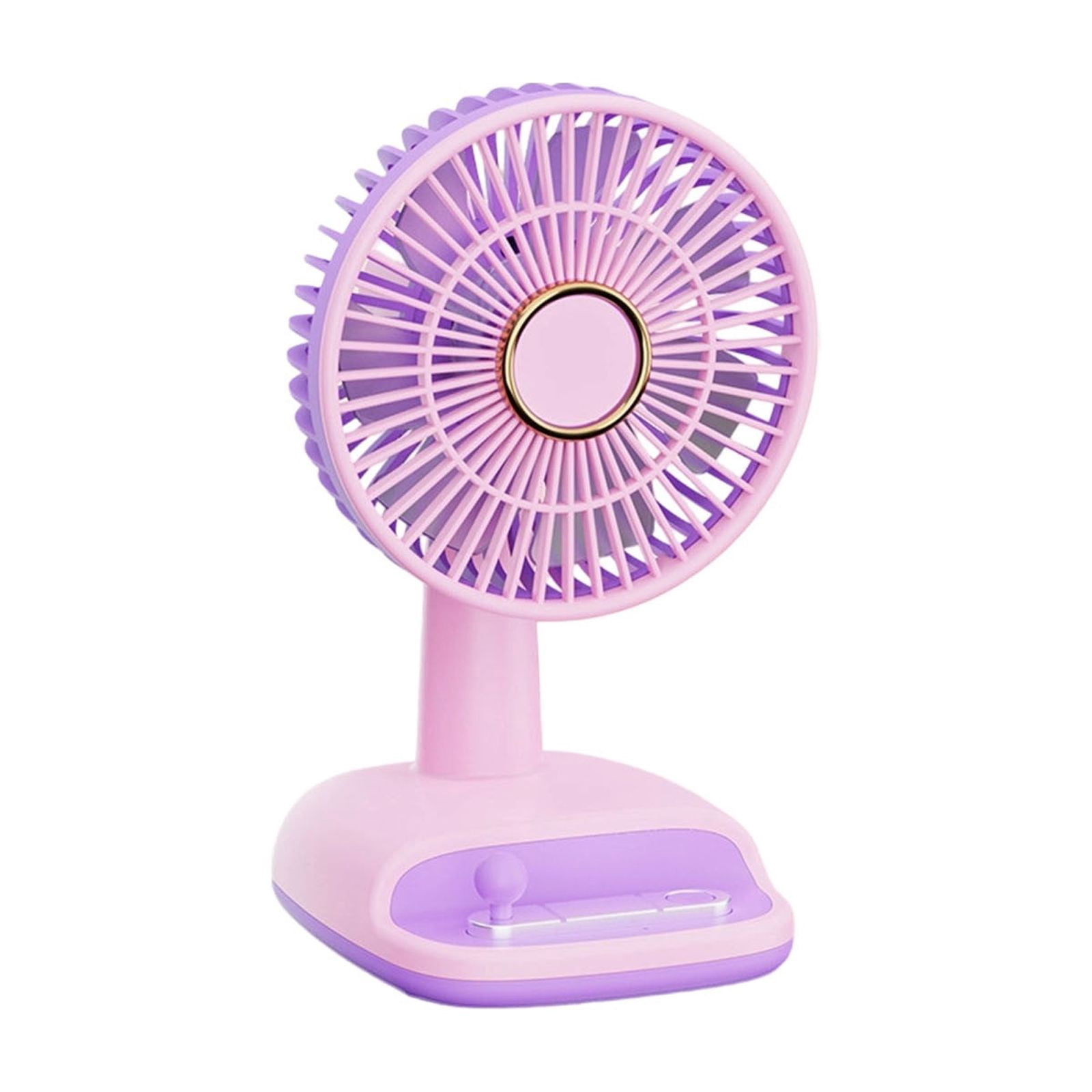 Candy Color Mini Desktop Fan USB Rechargeable Small Fan for Office Desk ...