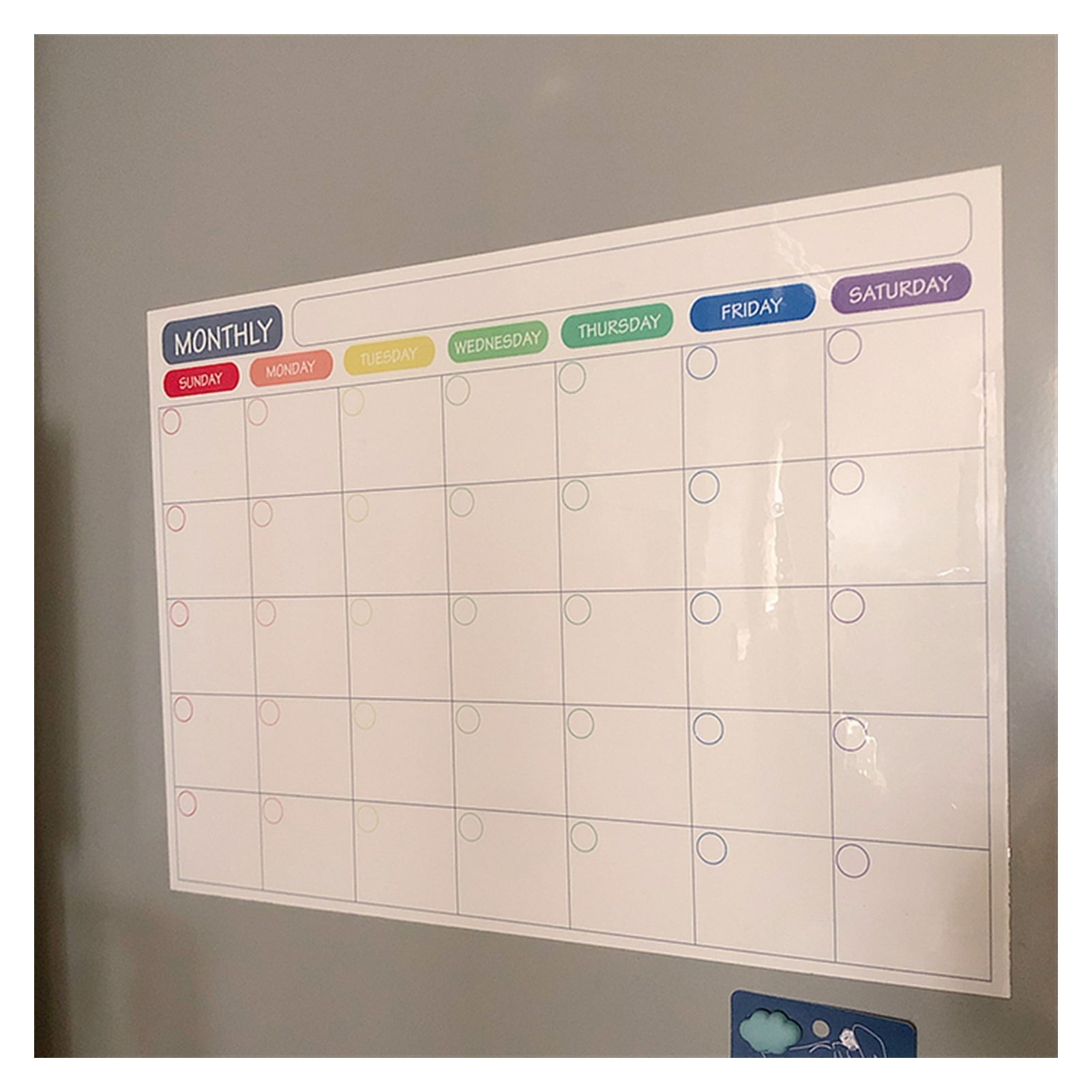 Candy Color Month Plan Week Plan Message Board Soft Magnetic ...