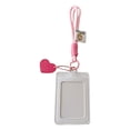 Candy Color Photocard Holders PU Leather Card Covers with Keychain ...