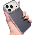 Candy Color Simple Phone Case for iPhone (Black,iPhone 17) - Walmart.com