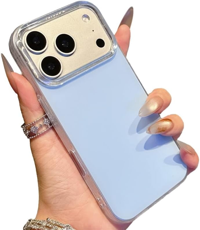 Candy Color Simple Phone Case for iPhone (Blue,iPhone 14) - Walmart.com