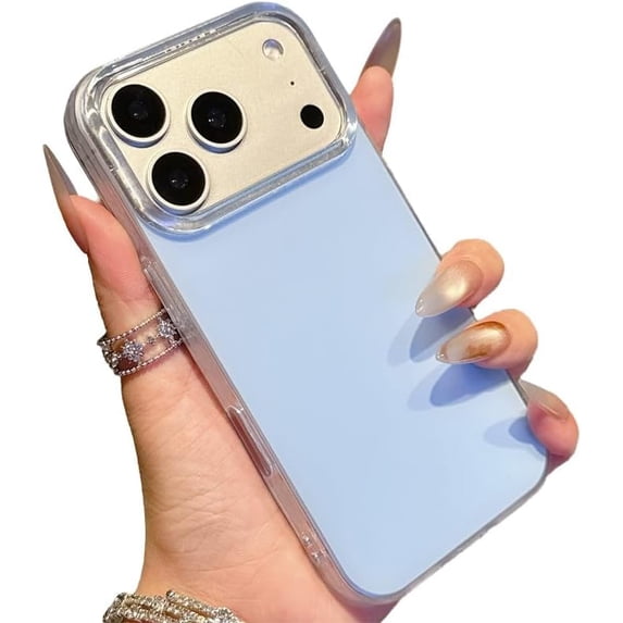 Candy Color Simple Phone Case for iPhone (Blue,iPhone 17) - Walmart.com