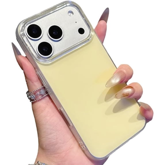 Candy Color Simple Phone Case for iPhone (Yellow,iPhone 17) - Walmart.com