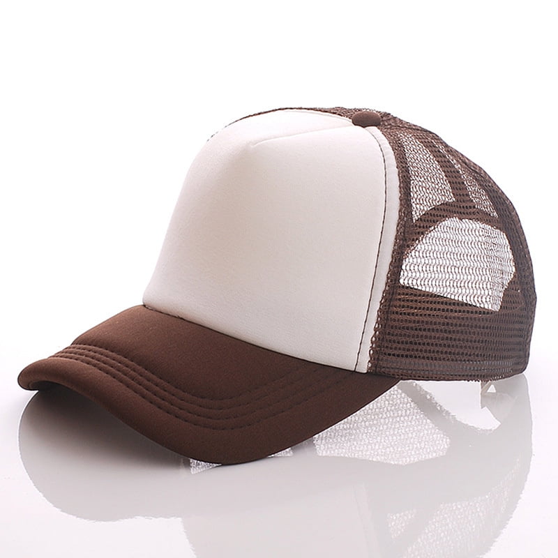 Candy Color Sublimation Blank Baseball Hats Travel Trucker Plain Mesh Sports Outdoor Snapback ...