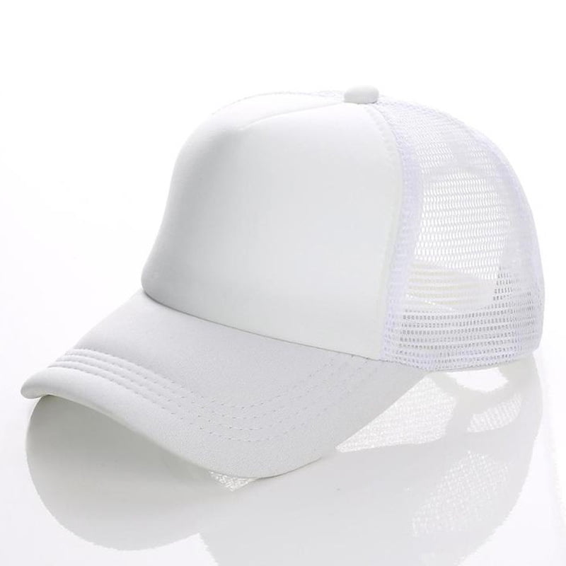 Candy Color Sublimation Blank Baseball Hats Travel Trucker Plain Mesh Sports Outdoor Snapback ...