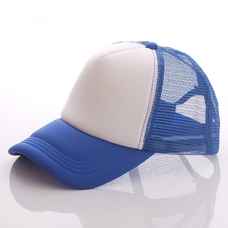 Candy Color Sublimation Blank Baseball Hats Travel Trucker Plain Mesh Sports Outdoor Snapback ...