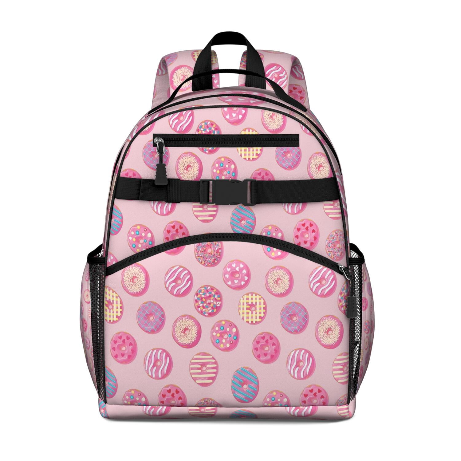Candy-Colored Donut Backpack - Spine-Protecting Ergonomic Design for ...
